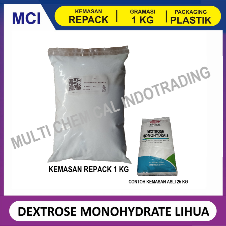 Jual DEXTROSE MONOHYDRATE ex. CHINA. WHITE DEXTROSE. FOOD GRADE. || 1 ...