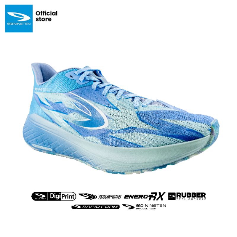 Jual 910 nineten Sepatu lari /Running original KANZAKI 2.0 - BIRU BIRU ...
