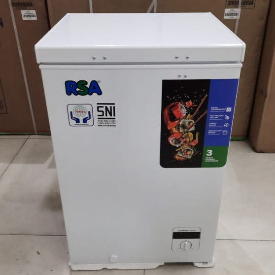 Jual Chest Freezer RSA CF-110 / CF 110 /CF110 Freezer 100 Liter Garansi ...