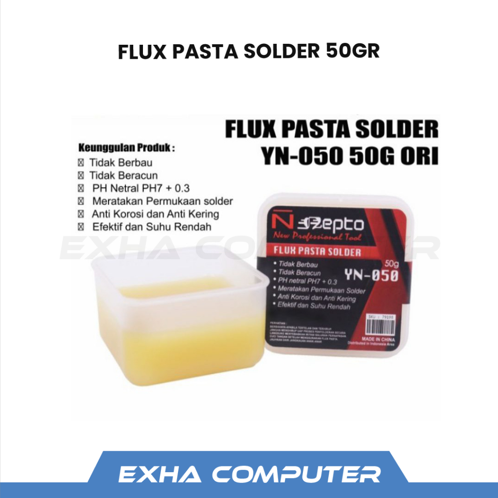 Jual FLUX PASTA SOLDER NEPTON 50GR | Shopee Indonesia