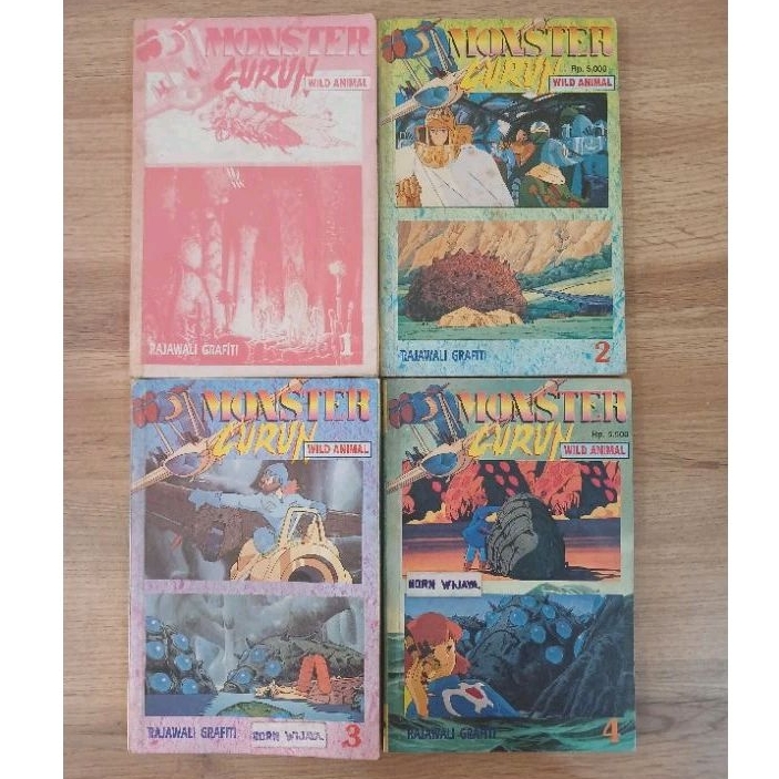Jual KOMIK GHIBLI KOMIK MONSTER GURUN VOL 1-4 LENGKAP KOMIK BERWARNA ...