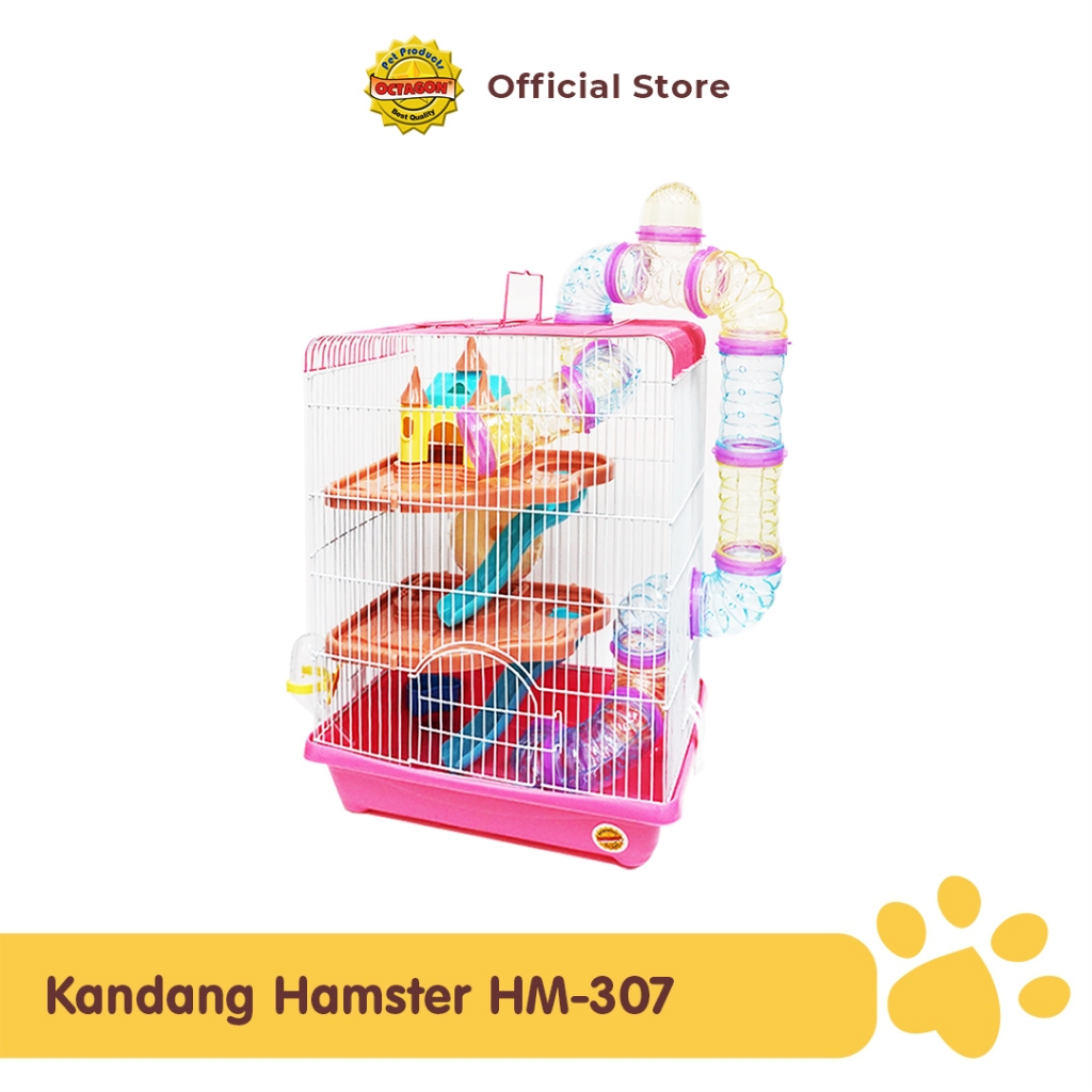 Jual Kandang Hamster Castle Tingkat 3 | Hamster Cage Octagon | Shopee ...