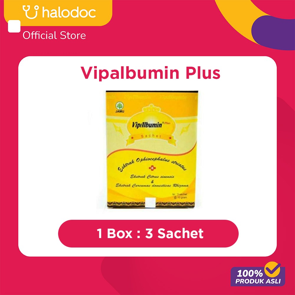 Jual Vipalbumin Plus 3 Sachet | Shopee Indonesia