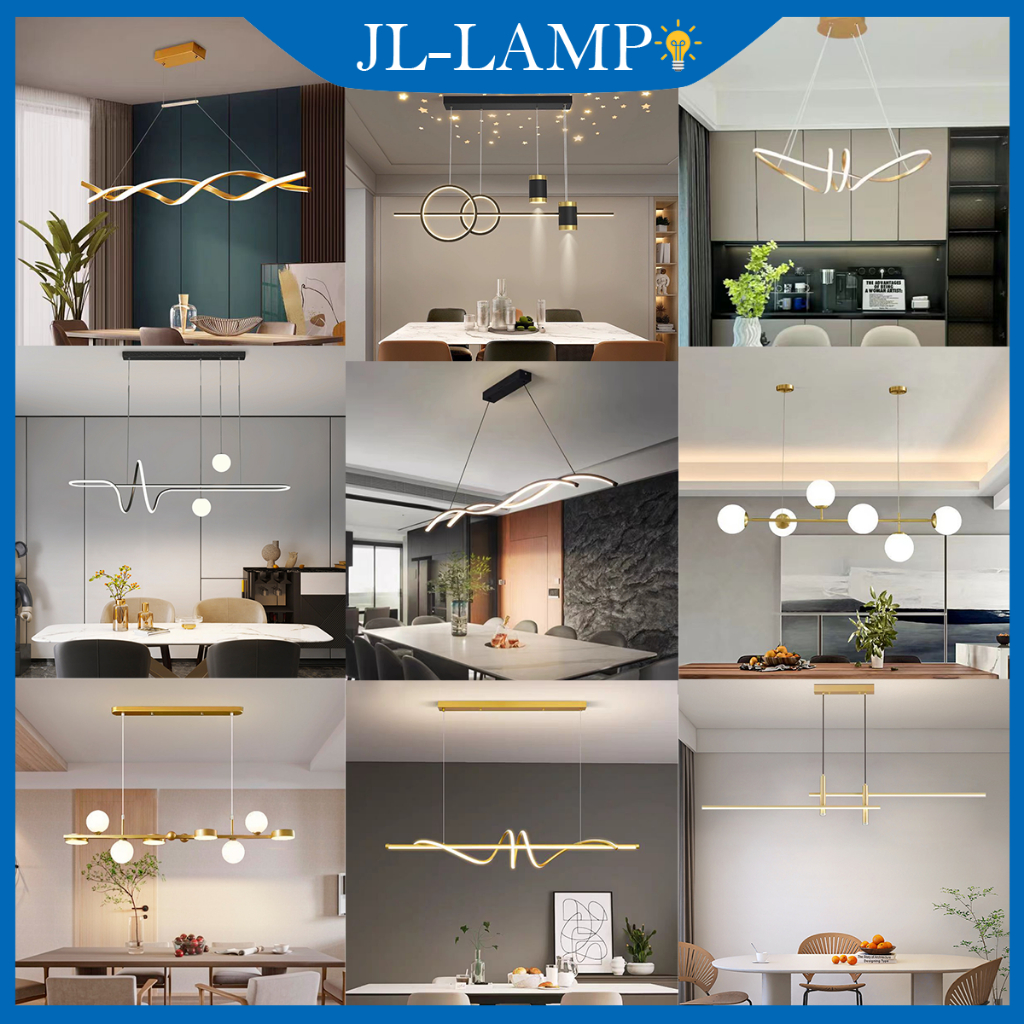 Jual Lampu Gantung Makan Mewah Ringan Lampu Hias Gantung LED Lampu Gantung Ruang Tamu Minimalis ...