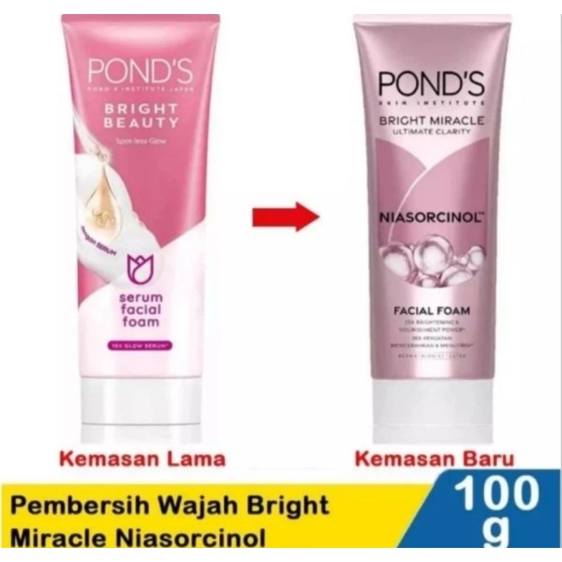 Jual PONDS Pure White Bright Facial Foam100ml | Shopee Indonesia