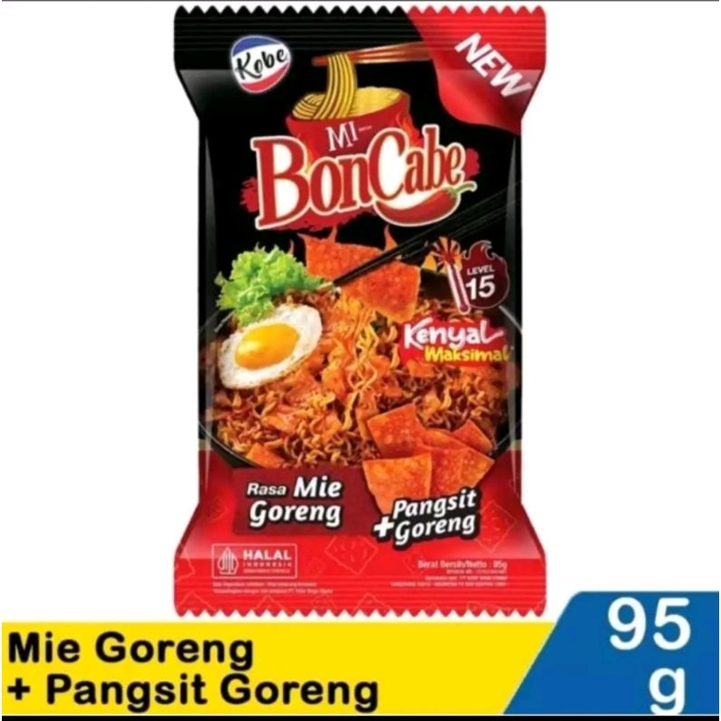 Jual Mie bon cabe level 15 kemasan 95 gram | Shopee Indonesia