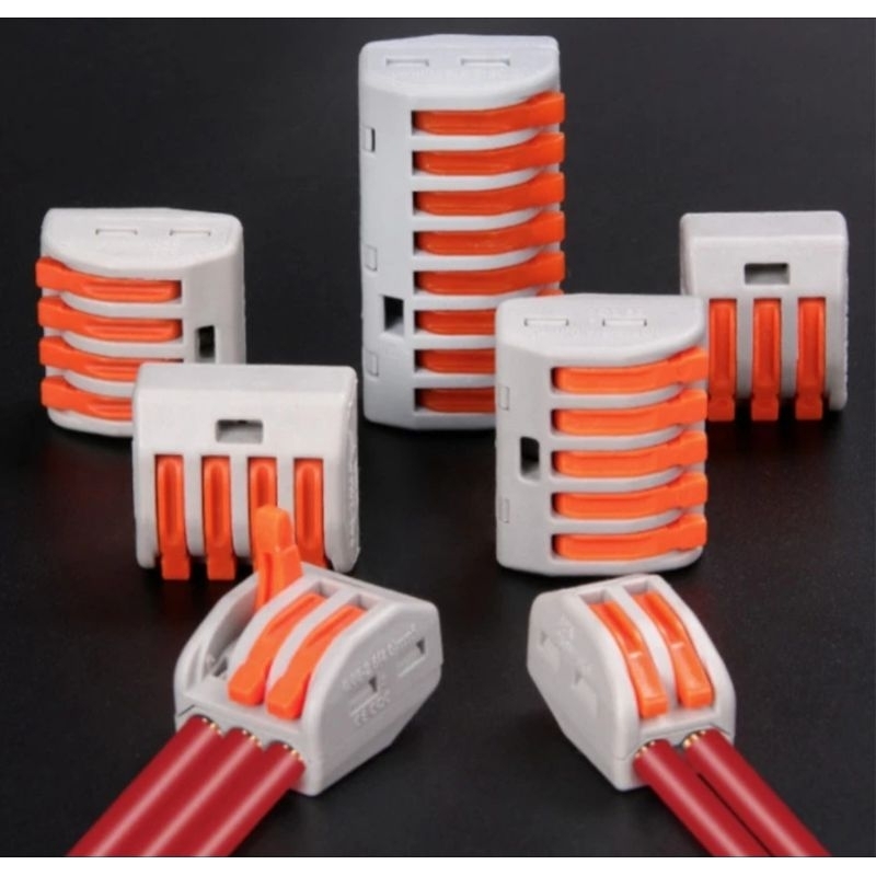 Jual Fort Terminal Sambung konektor Kabel CMK 2 PIN 3 PIN 4 PIN 5 PIN 8 PIN model WAGO | Shopee ...