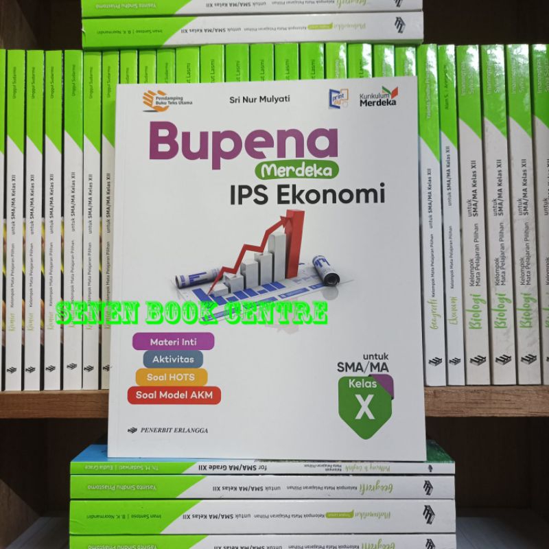 Jual Buku Bupena IPS Ekonomi Kelas 1/X/10 SMA Erlangga Kurikulum Merdeka | Shopee Indonesia