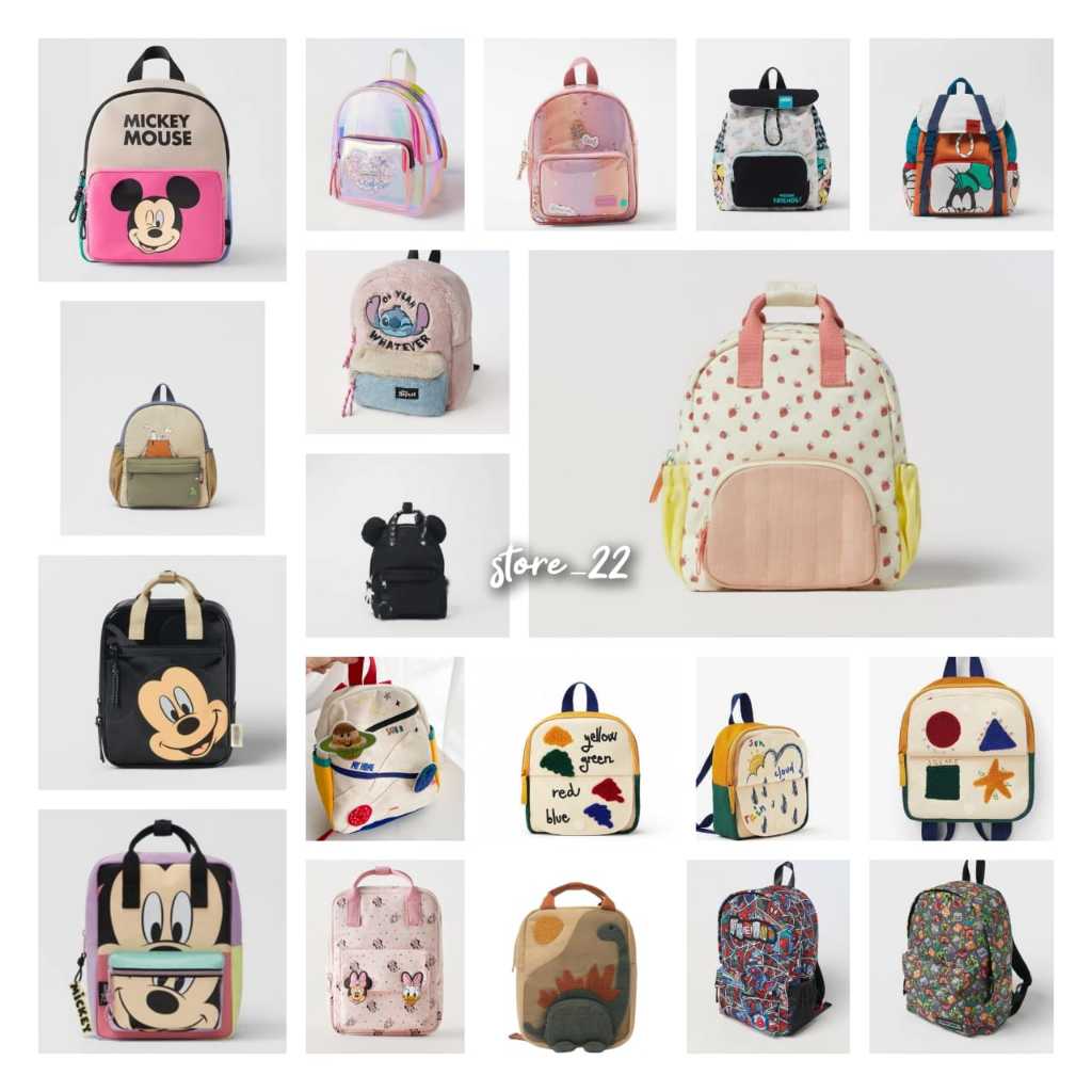 Jual [LB] ZRA RANSEL DISNEY MINI MICKEY WELCOME RANSEL CARTOON TAS ...