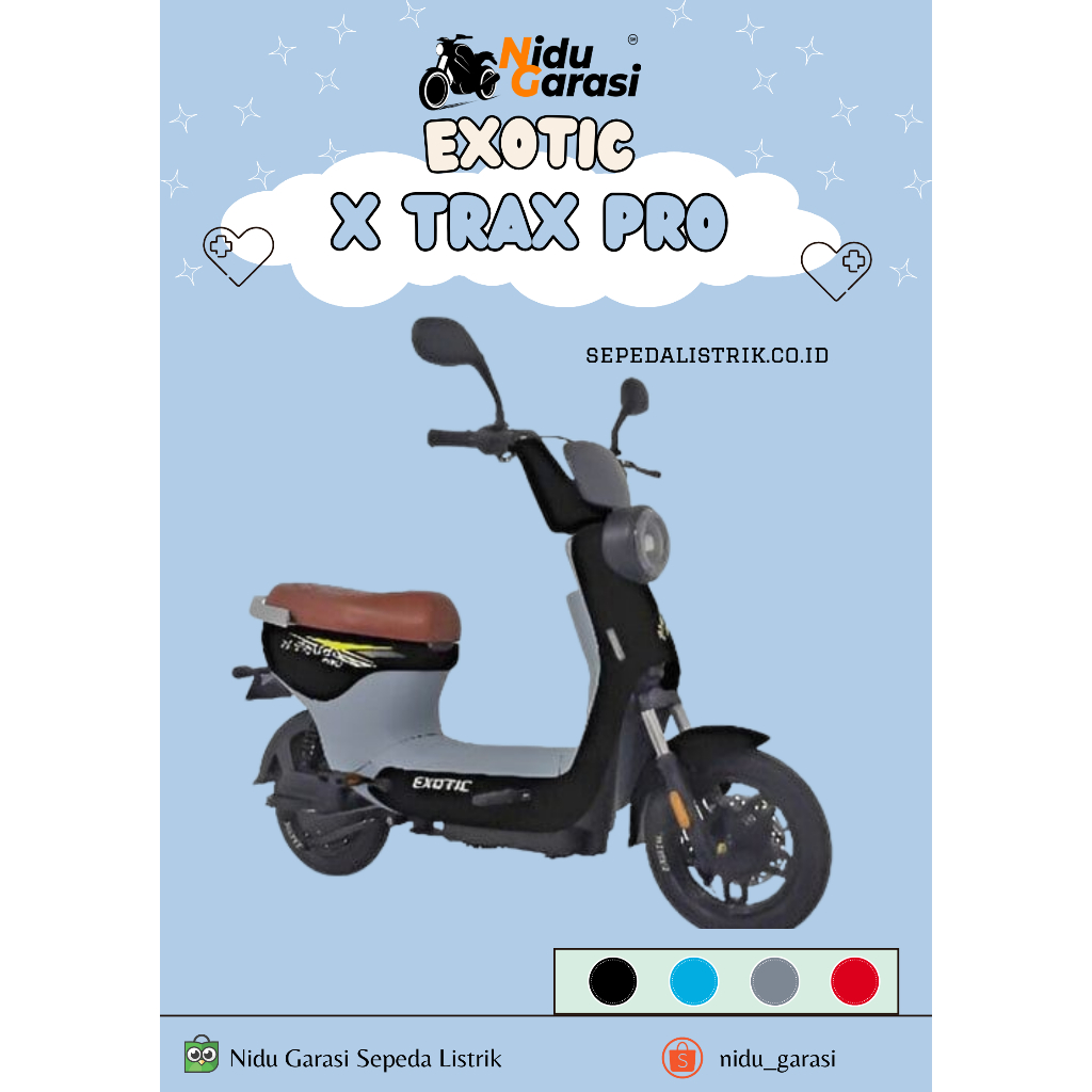 Jual SEPEDA LISTRIK EXOTIC X-TRACK PRO | Shopee Indonesia