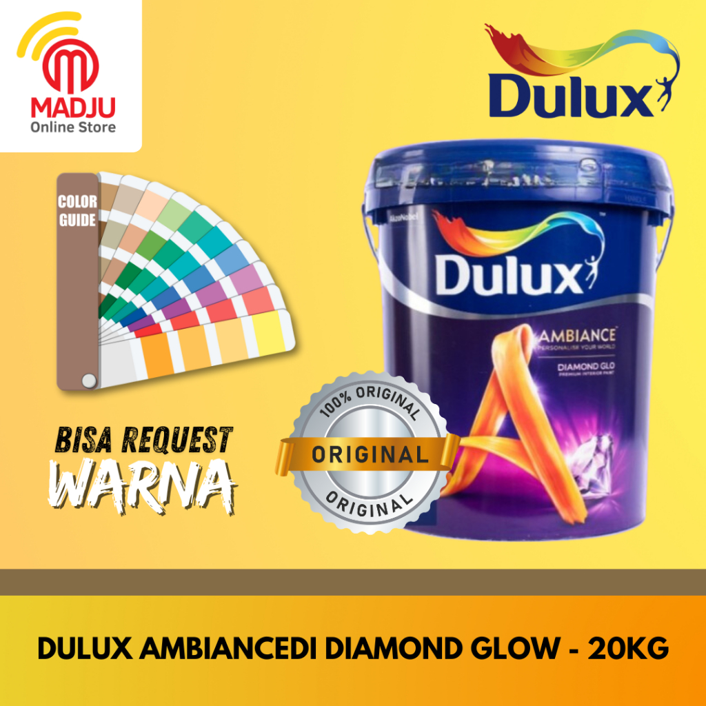 Jual DULUX AMBIANCE DIAMOND GLO Cat Tembok Kilap/ Cat Dinding Glossy ...