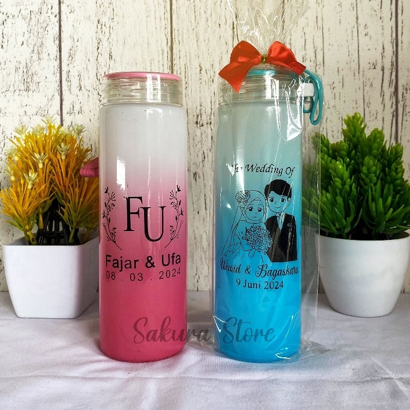 Jual Souvenir Botol Tumbler Slim Warna Custom Sablon Free Desain ...