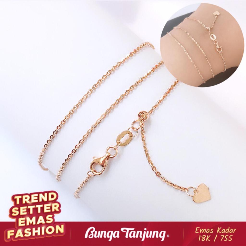 Jual GELANG SERUT POLOS - HALA GOLD - EMAS 18K - BUNGA TANJUNG GOLD ...
