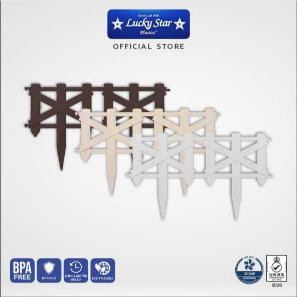 Jual Lucky Star - PAGAR TAMAN MINI ASHOKA/ PAGAR PLASTIK/ PAGAR ...
