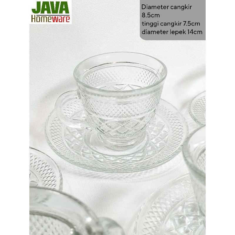Jual CANGKIR LEPEK DIAMOND ATL 02 | CANGKIR LEPEK KACA KOPI| GELAS ...