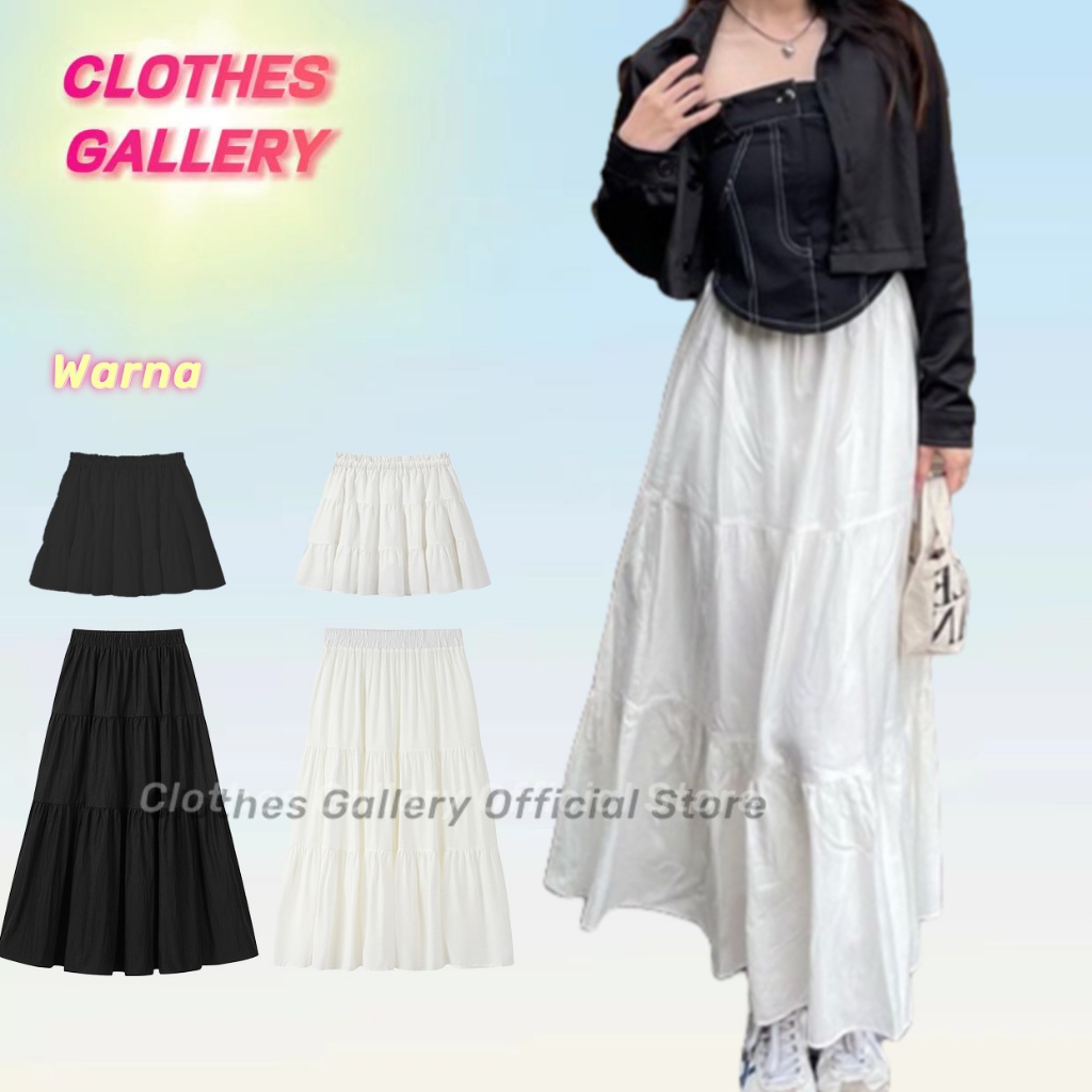Jual ClothesGallery Rok Ruffle Cute Ruffle Skirt 3 Susun Rok Rampel ...