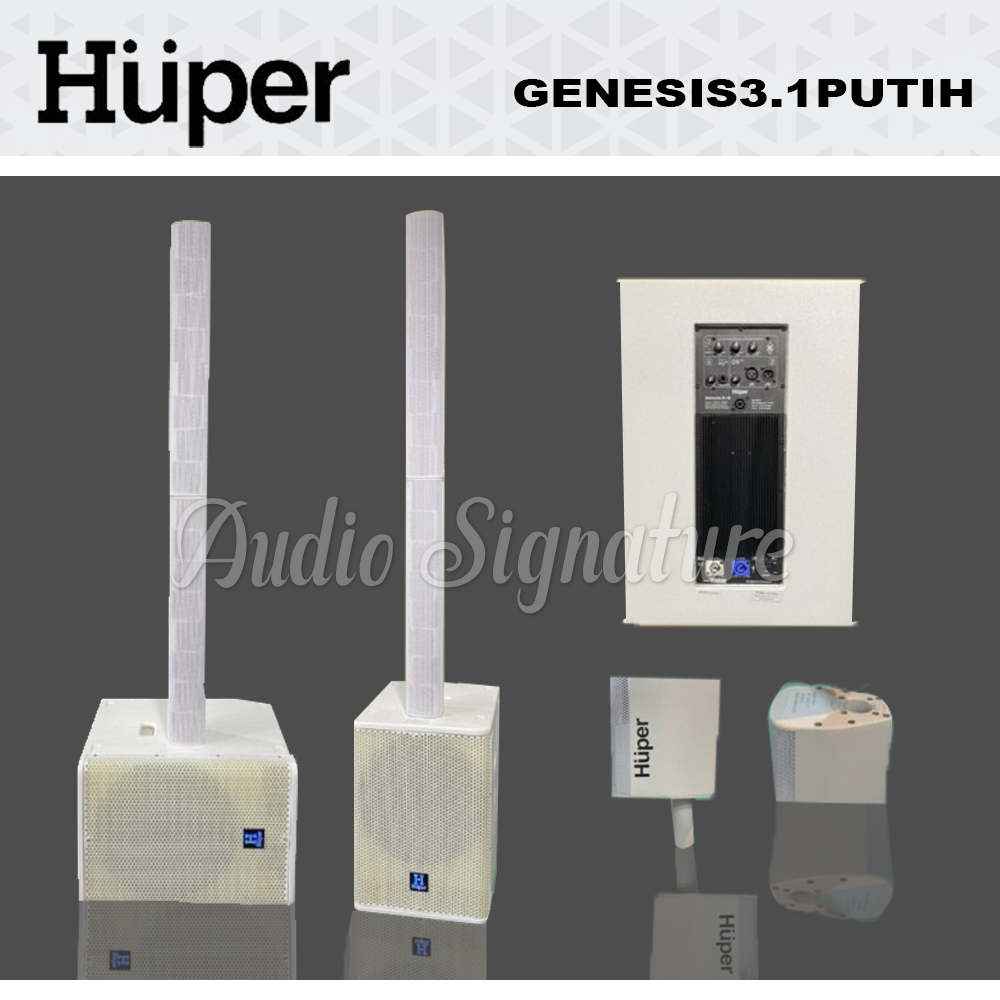 Jual Speaker Aktif HUPER Genesis3.1 | Genesis 3.1 Putih | Shopee Indonesia