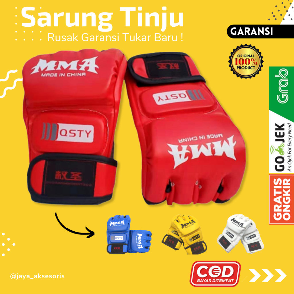 Jual Sarung Tangan Tinju Anak Laki Laki Boxing MMA Muay Thai Karate UCF ...