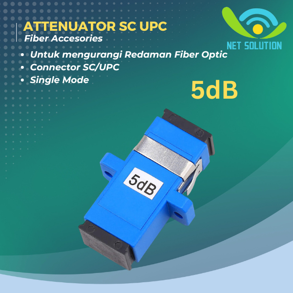 Jual Fiber Optic Attenuator SC UPC Flange |Redaman FO|3dB 5dB 7dB 10dB 15dB | Shopee Indonesia