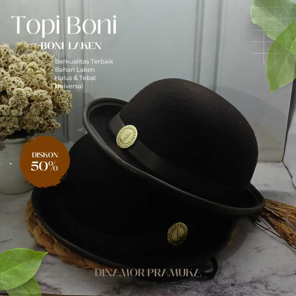 Jual Topi Pramuka Putra ( Baret ) dan Putri ( Boni ) Bahan Laken dan ...