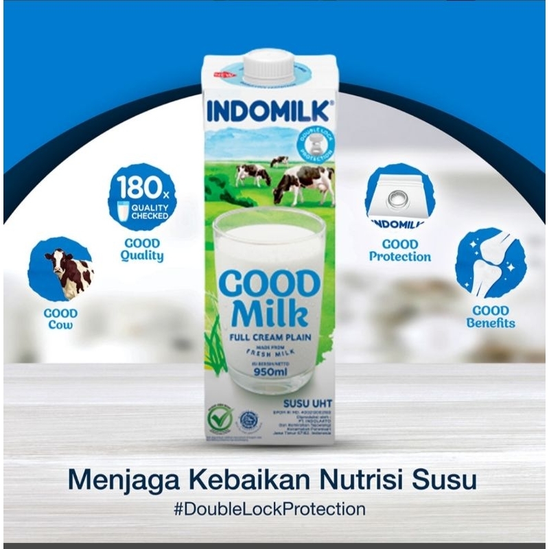 Jual Indomilk Susu UHT Full Cream Cokelat 950ml | Shopee Indonesia