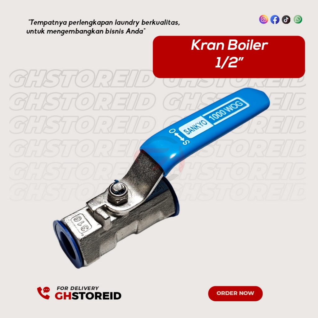 Jual Kran 1/2 dan 3/8 boiler setrika uap | Shopee Indonesia