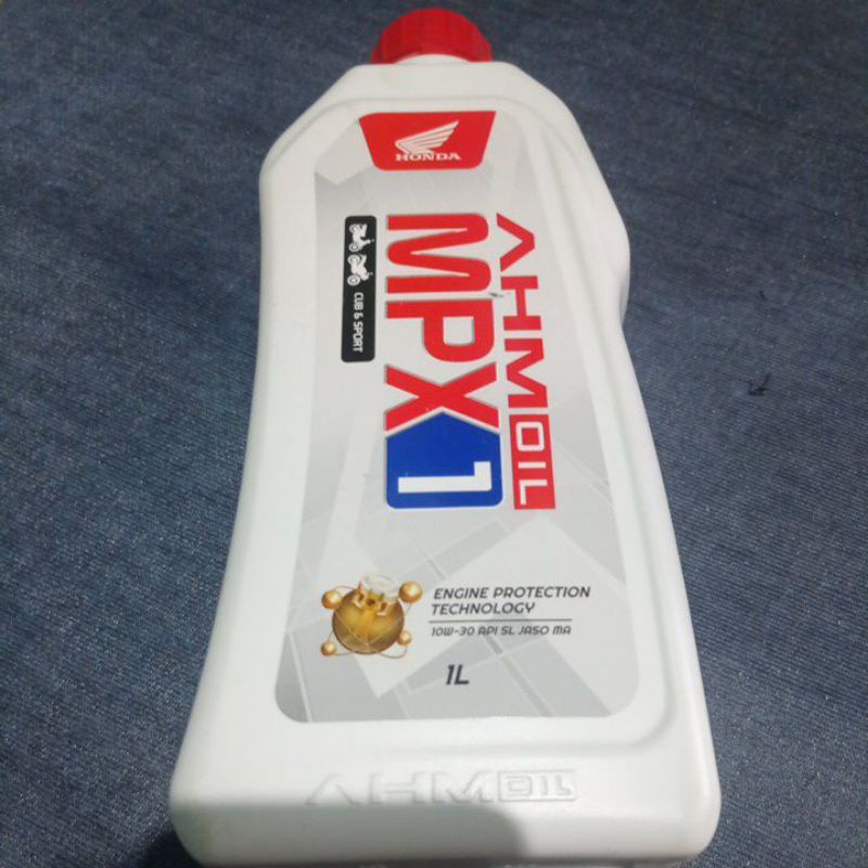 Jual OIL ASLI OIL MPX 1 OIL AHM HONDA 1 LITER | Shopee Indonesia