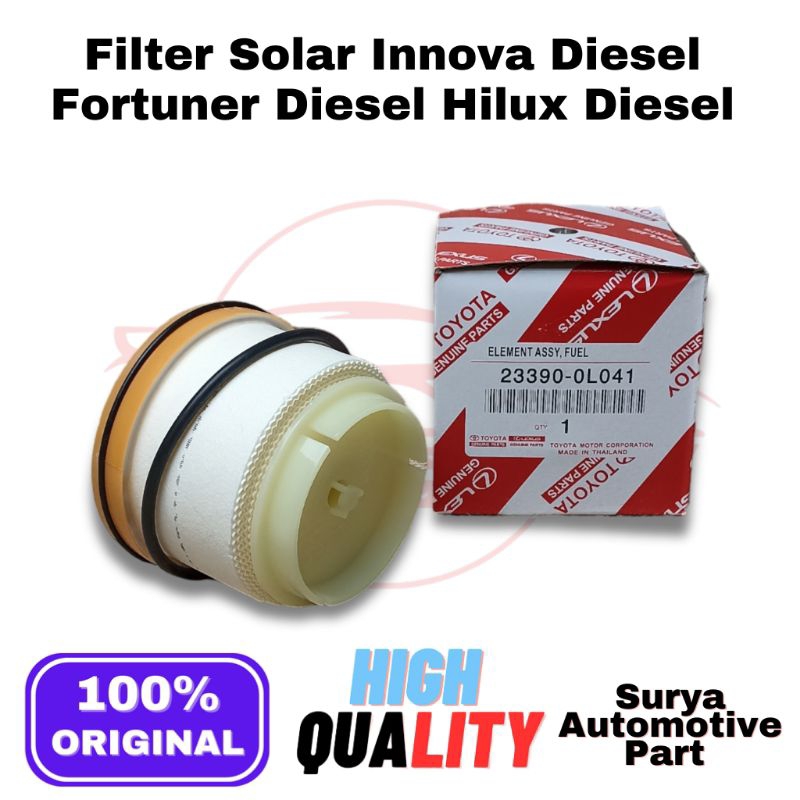 Jual Filter Solar Innova Diesel Fortuner Diesel Hilux 3.0 Diesel 2004 ...