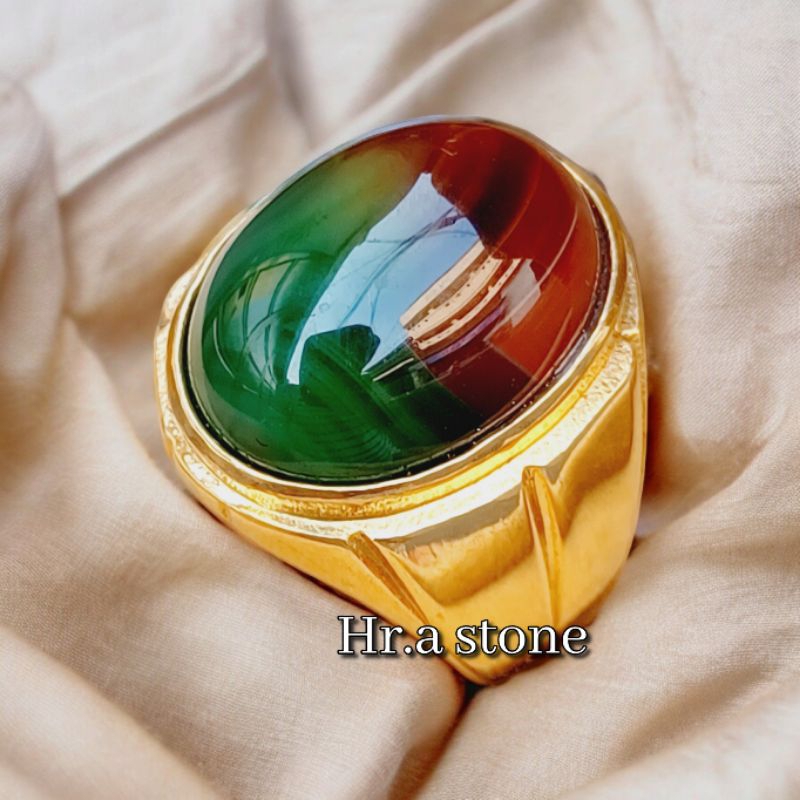 Jual CINCIN BATU EDONG PANCAWARNA KUALITAS SUPER | Shopee Indonesia