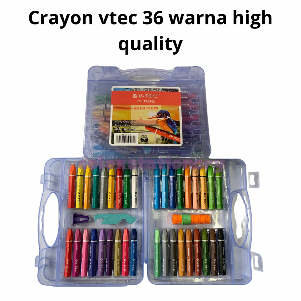 Jual Crayon Oil Pastel Isi 36 Warna / Crayon Anak Tidak Mudah Patah ...