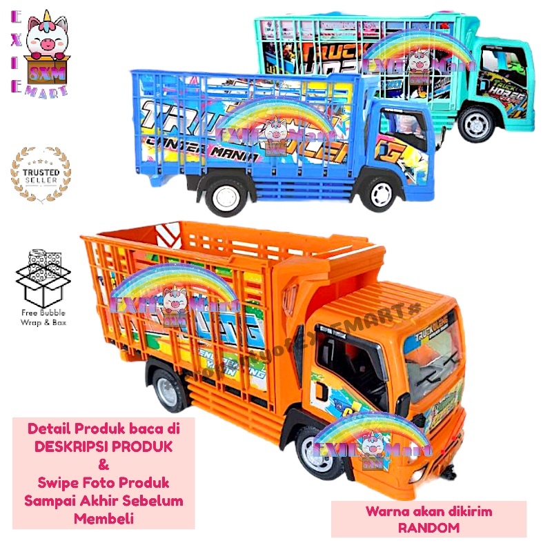 Jual MAINAN ANAK MOBIL BUS TRUCK BASURI LAMPU TELOLET OLENG PLASTIK ...
