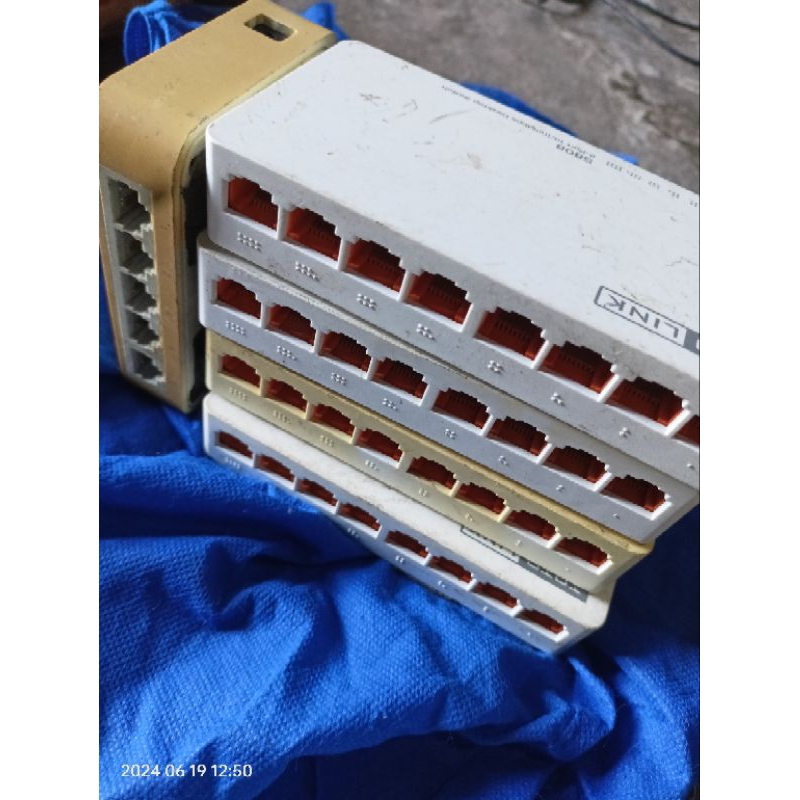 Jual Switch hub 8 port totolink tplink bekas normal+adaptor | Shopee ...