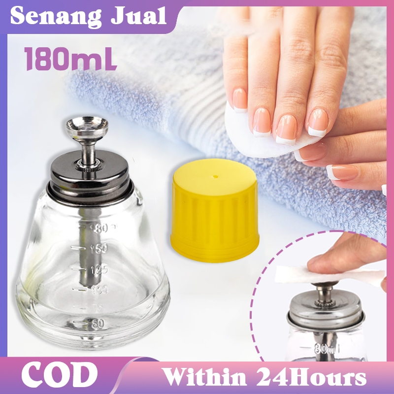 Jual Botol Thinner Kaca 180ml Tipe Dorong Tempat Thinner Inti Tembaga Alcohol Bottle Dengan ...