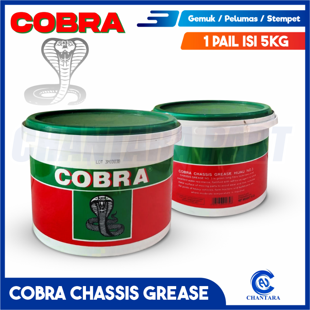 Jual Cobra Chassis Grease No. 3 10LB 5kg Gemuk | Shopee Indonesia
