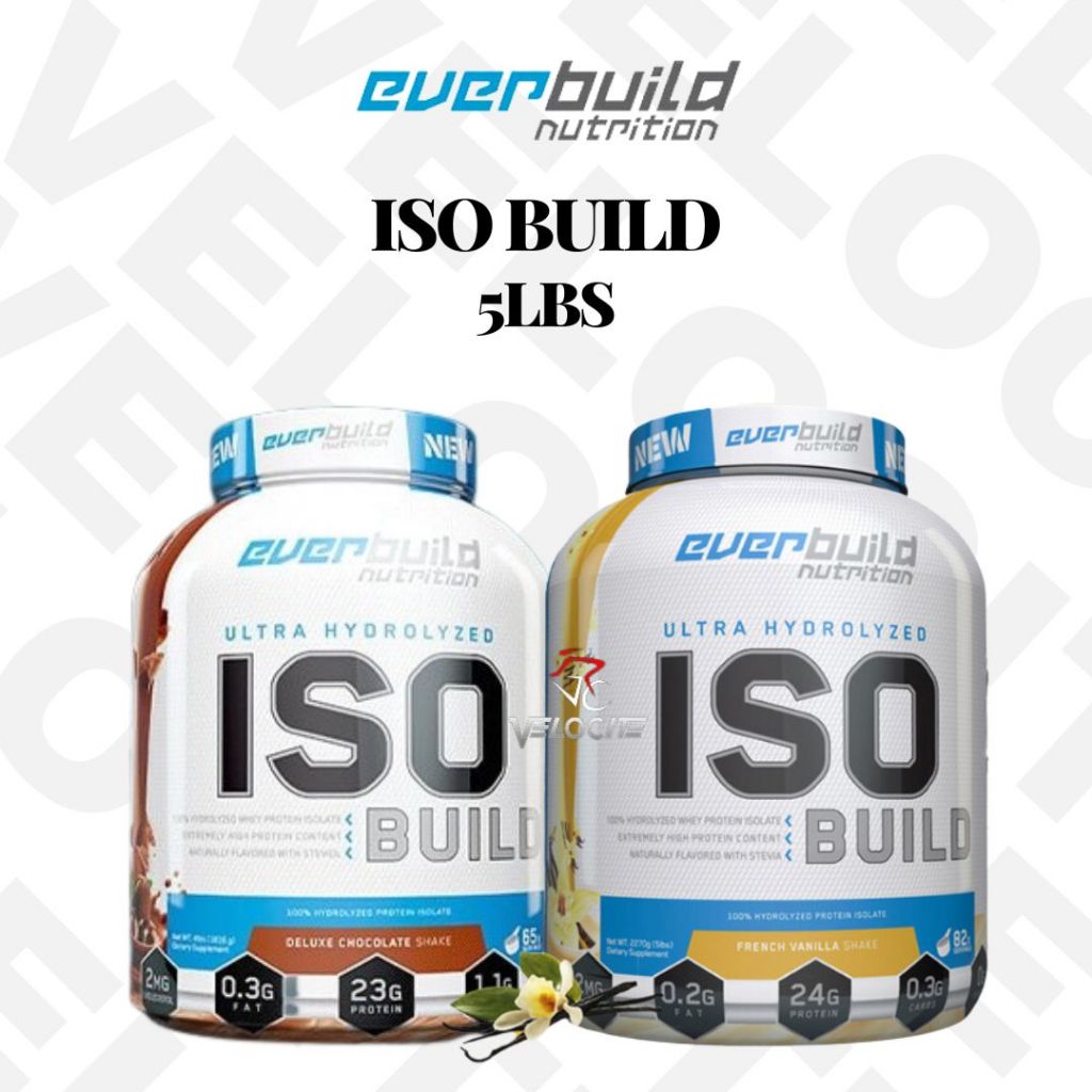 Jual Everbuild ISO BUILD 5lbs Whey Protein Ultra Hydrolized Isolate 100 ...