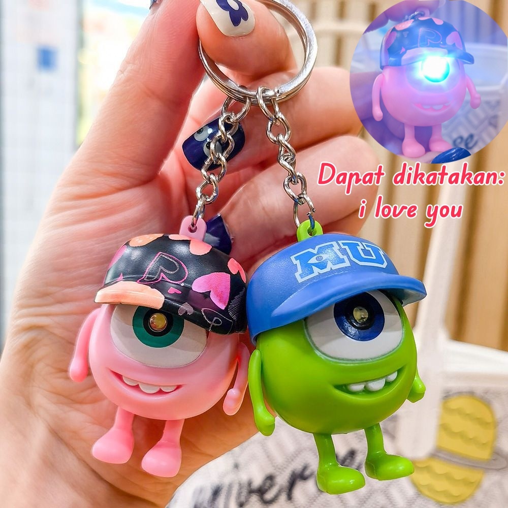 Jual [Versi Audio] Led I Love You Mike Gantungan Kunci Key/Hadiah ...