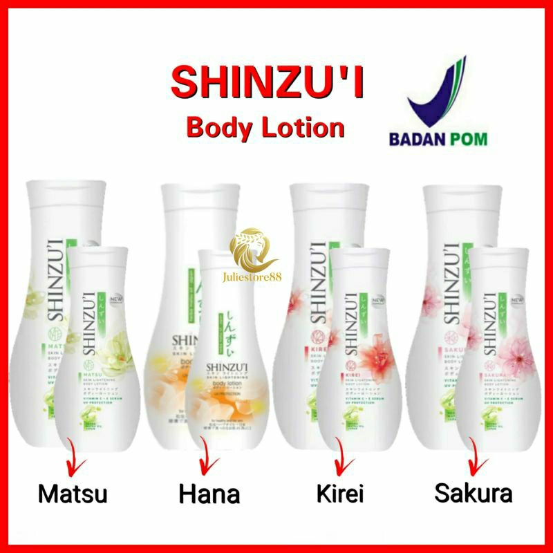 Jual SHINZUI Shinzu'i Skin Lightening Body Lotion 100ML | 210ML ...