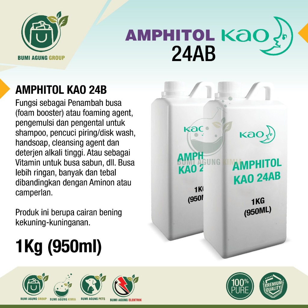 Jual Amphitol 24AB 55AB KAO / Ampitol / CAPB / Betaine / Foam Booster 1 ...