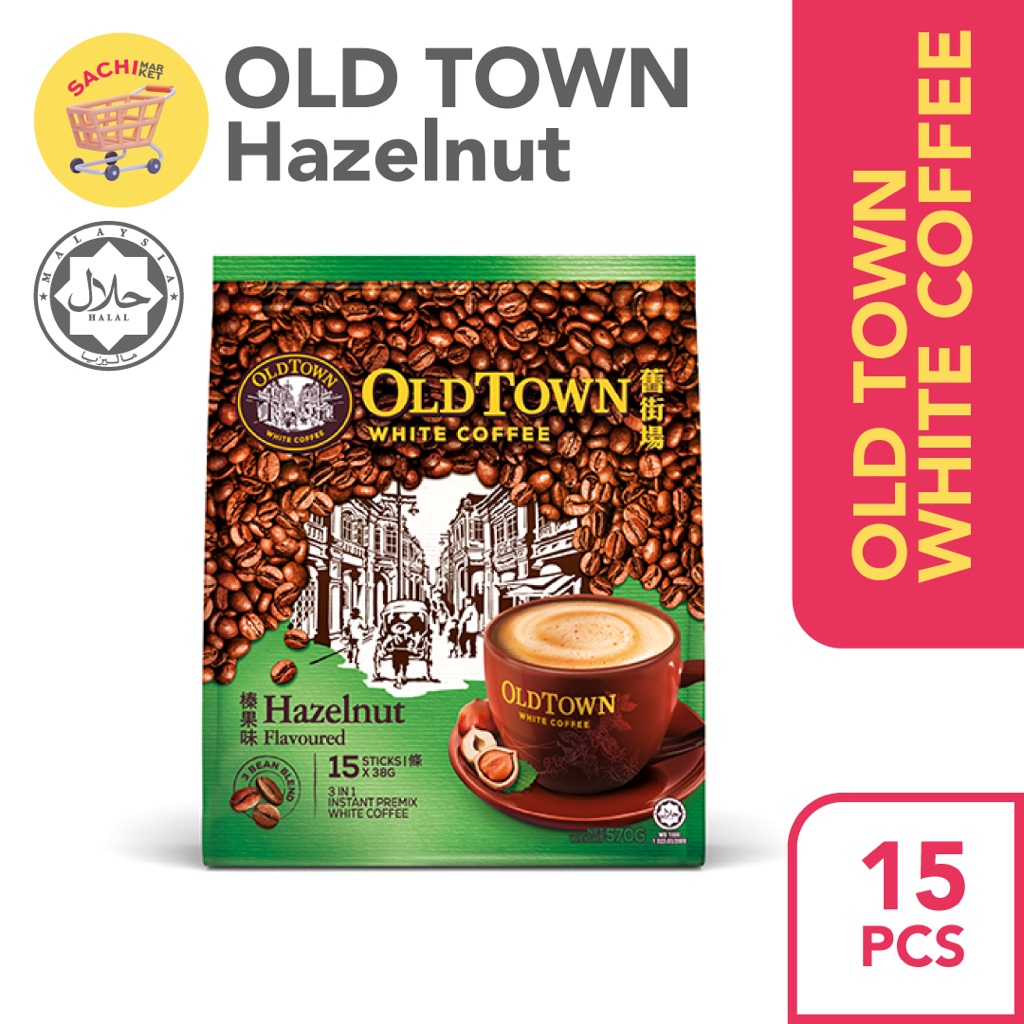 Jual KOPI OLDTOWN 3in1 Hazelnut / Kacang Hazel White Coffee Malaysia ...