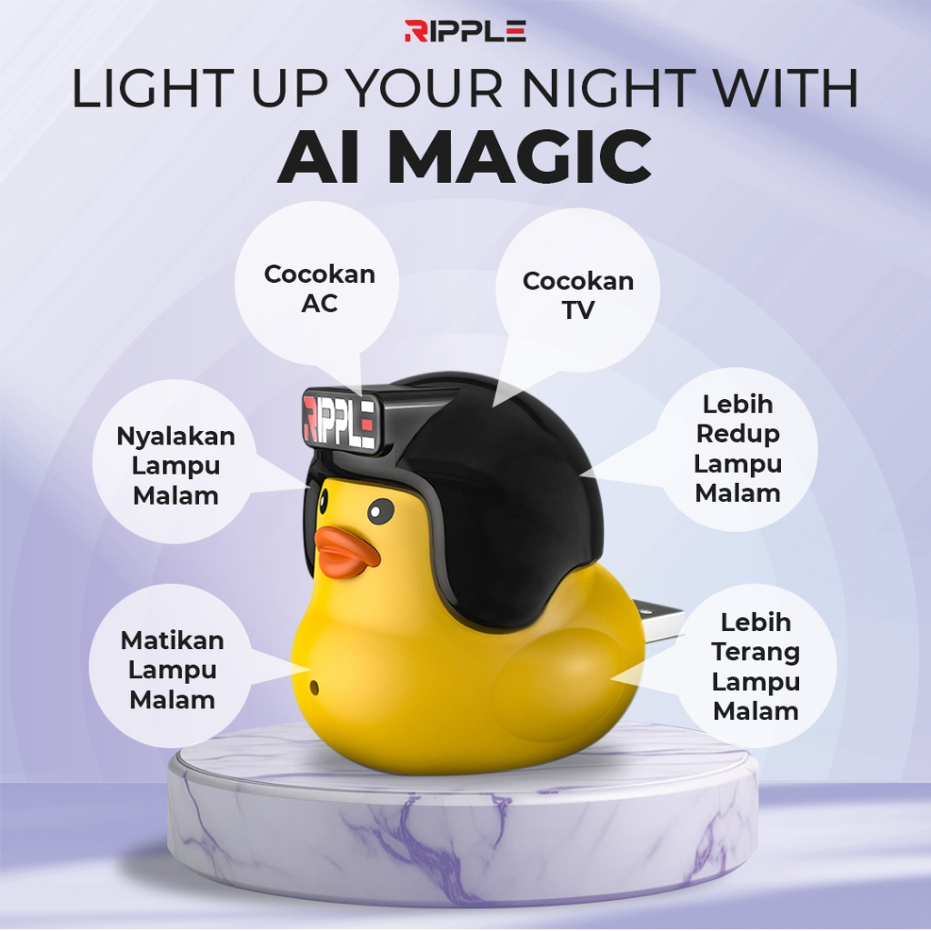 Jual (Best Deals) Ripple Bebek Pintar R2 USB Smart AI Remote TV AC ...