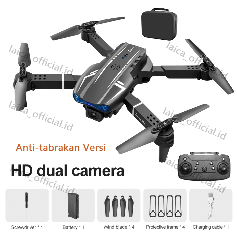 Jual Smart Drone E88 Pro/E99 Pro 4k HD Dual Camera Shoot Original Indoor Outdoor Drone Murah ...
