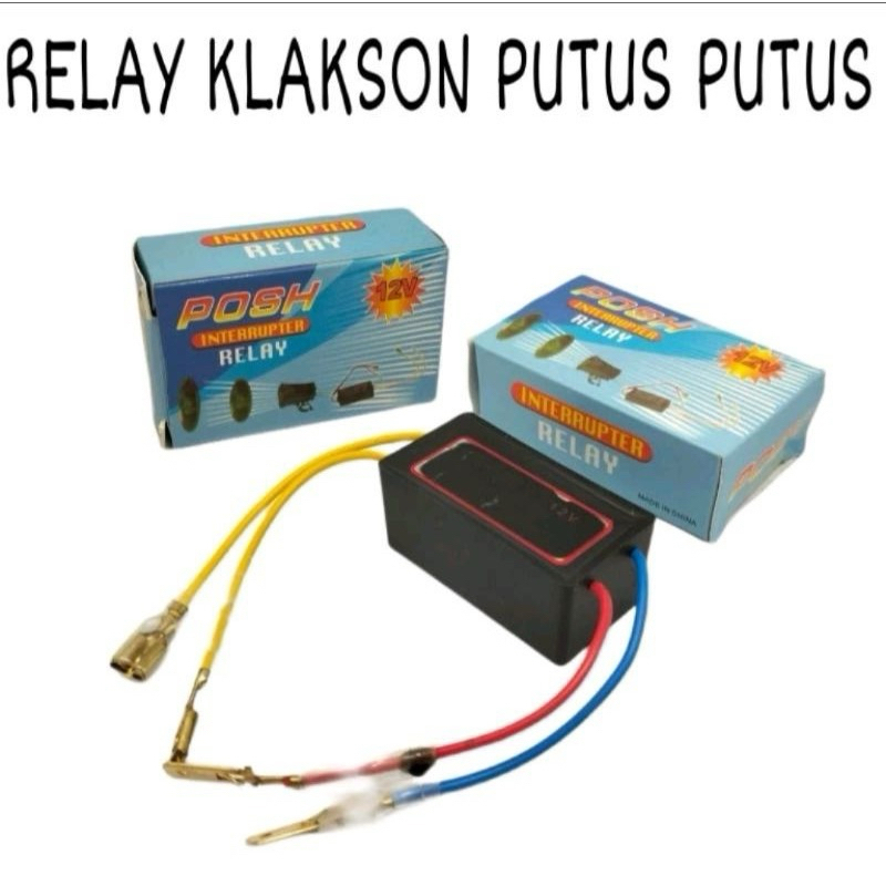 Jual Relay Klakson Putus Putus Interrupter POSH Repiter Klakson ...