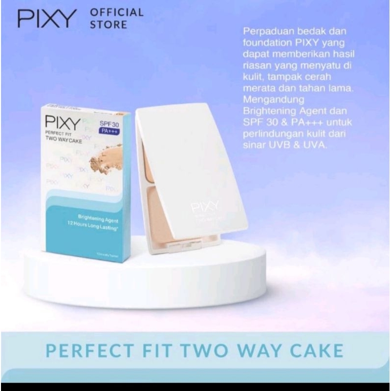 Jual PIXY PERFECT FIT TWO WAY CAKE FULL SET / REFILL | Shopee Indonesia