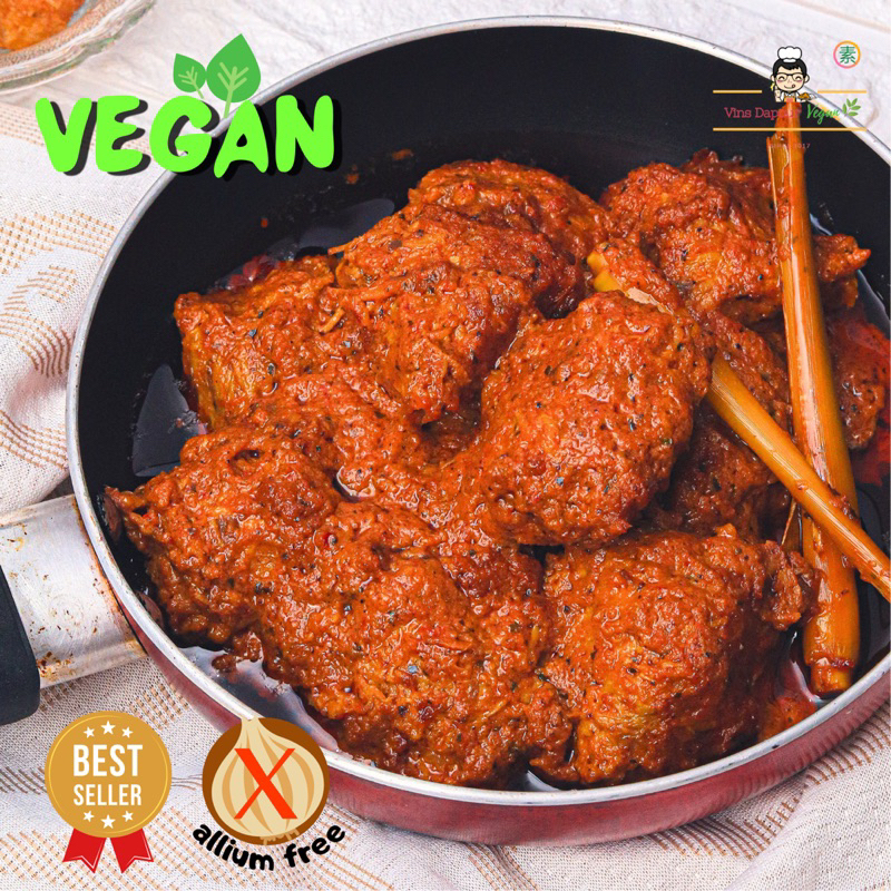 Jual Vinsdapourvegan - Rendang Vegan Homemade Frozen Food Bahan Beku ...
