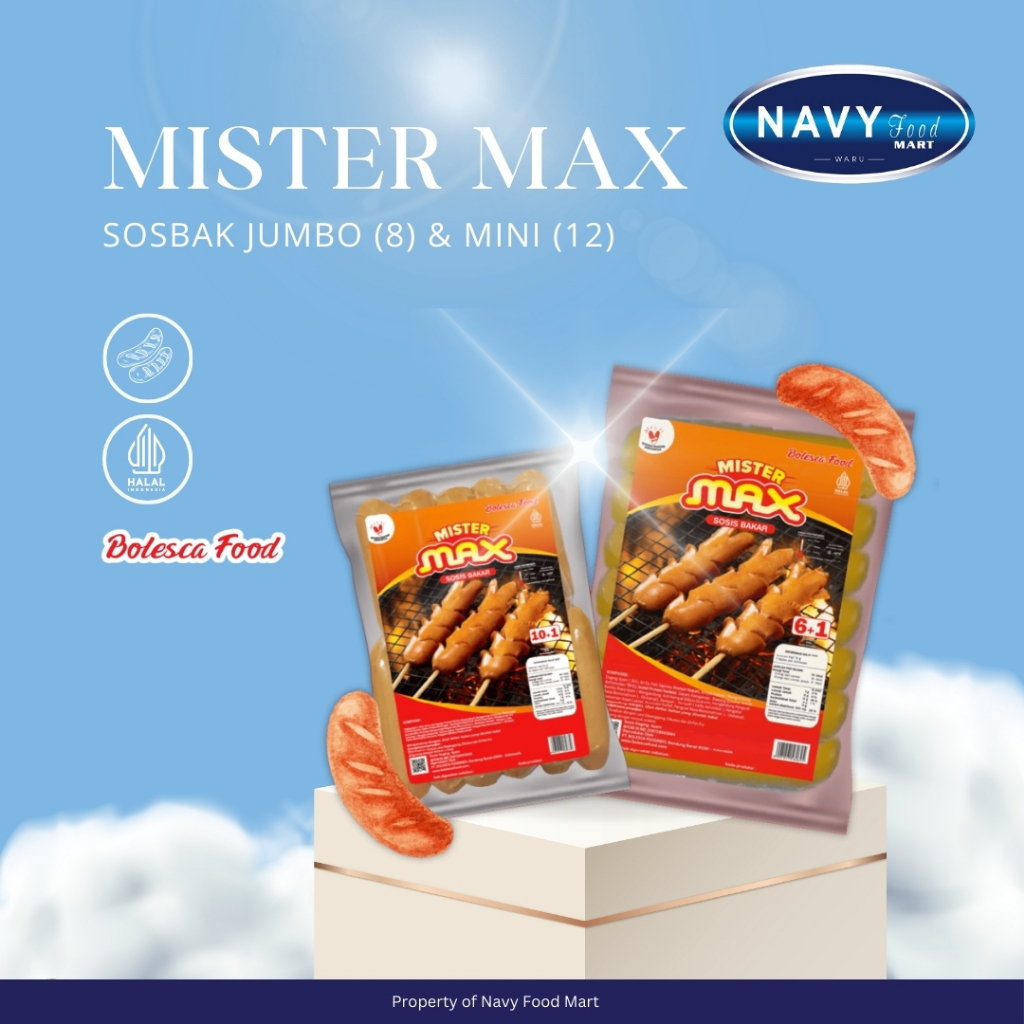 Jual Mister Max Sosis Bakar Mini & Jumbo | Shopee Indonesia