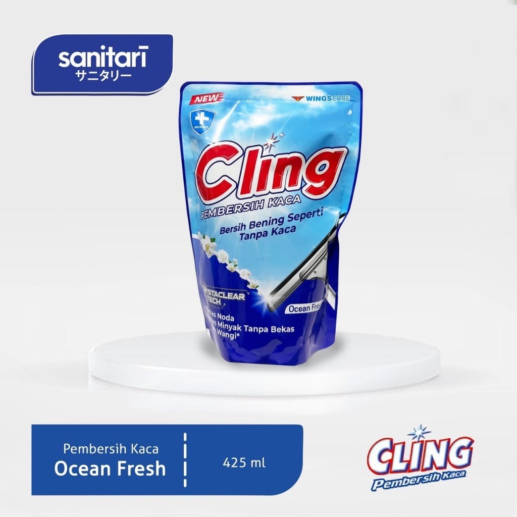 Jual Cling Pembersih Kaca 425ml Pouch | Shopee Indonesia