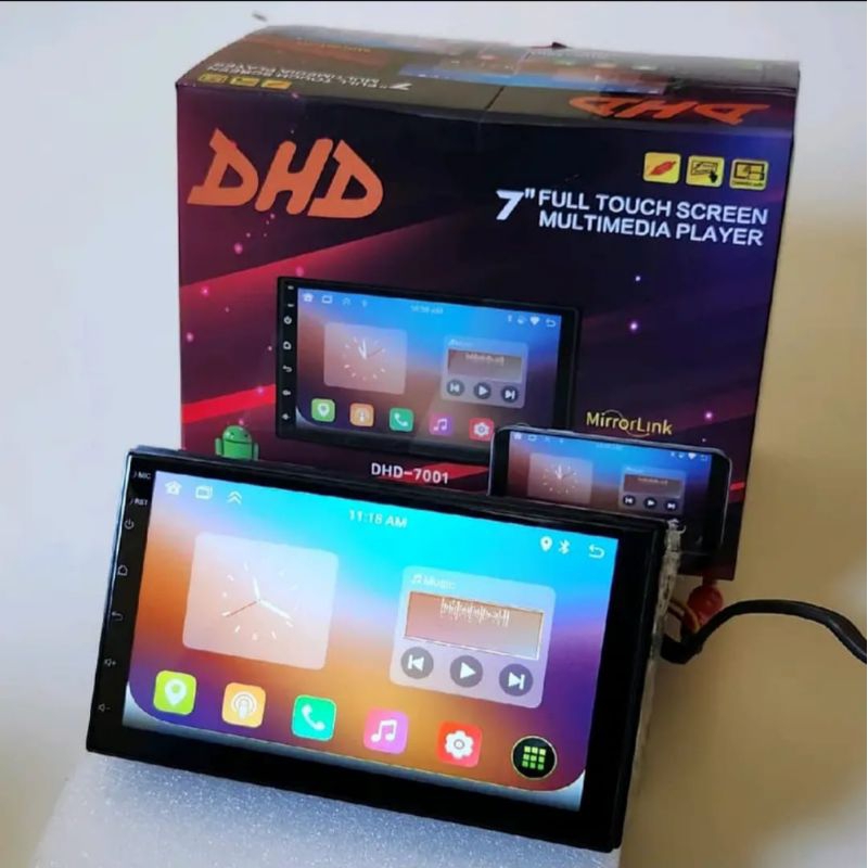 Jual Head unit ANDROID 7 inch Double Din DHD-7001 GPS MirrorLink ...