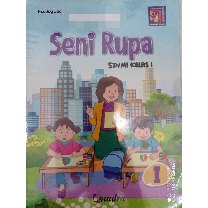 Jual BUKU SENI RUPA KELAS 1 SD PENERBIT QUADRA KURIKULUM MERDEKA ...