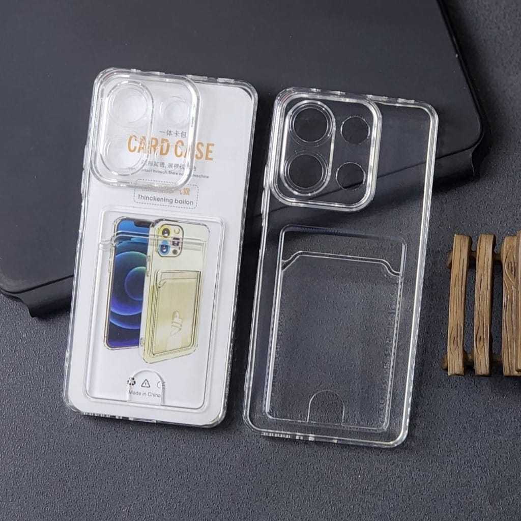 Jual Softcase Bening Slot Card Holder FOR REDMI NOTE 13 5G / NOTE 13 ...