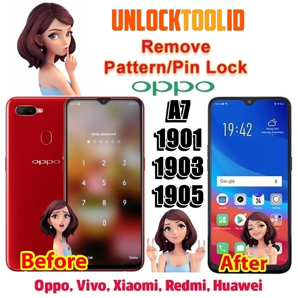 Jual JASA Remove OPPO A7 Password, Pattern, Pin Lock & FRP LOCK | Shopee Indonesia